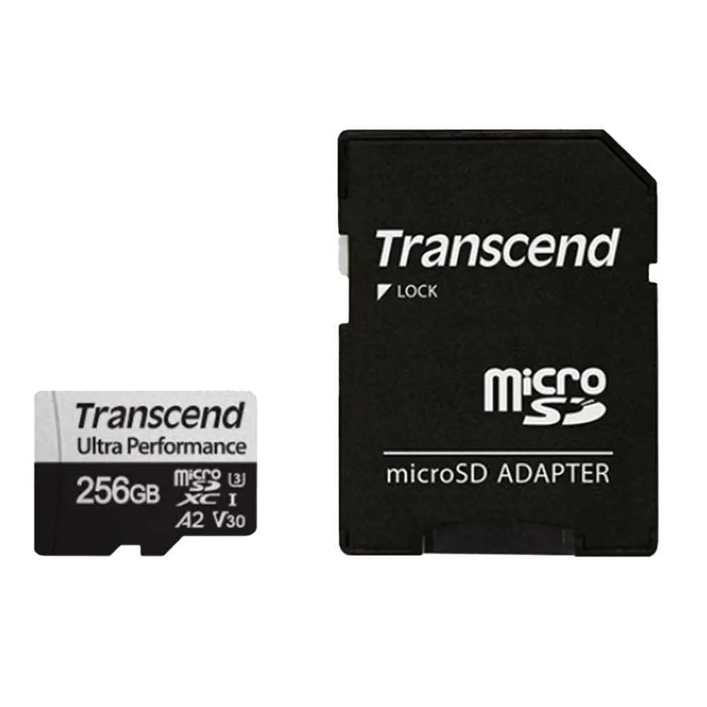 TRANSCEND ULTRA PERFORMANCE 256GB MICRO SD KORT - Holm Foto